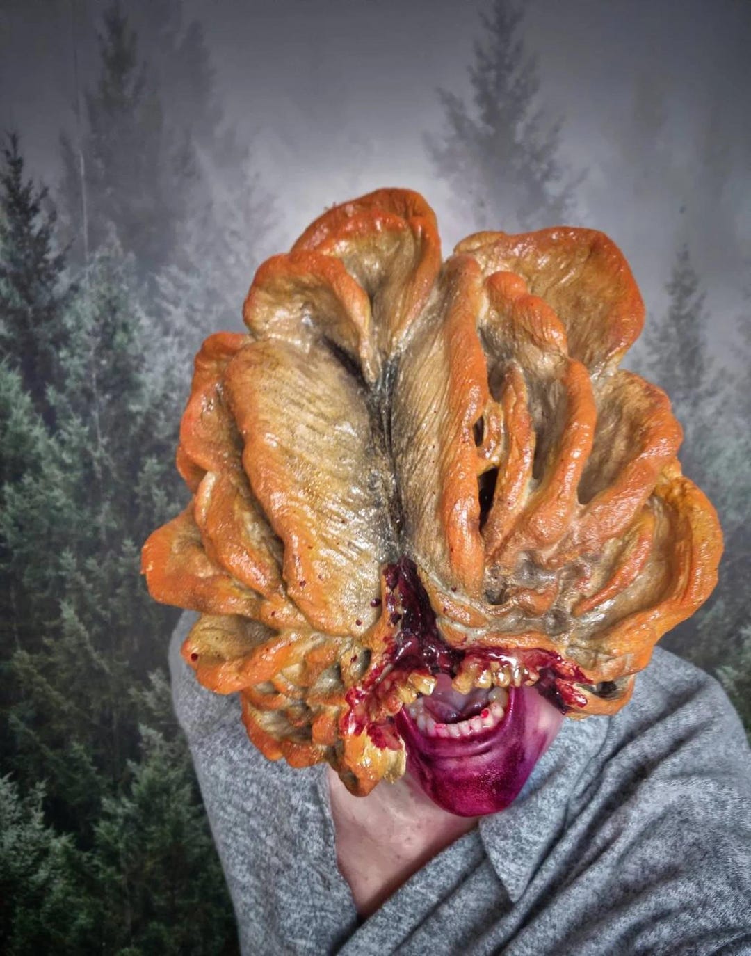 The Last of Us Clicker Mask, the Clicker Cosplay Mask, Fungus Mask ...
