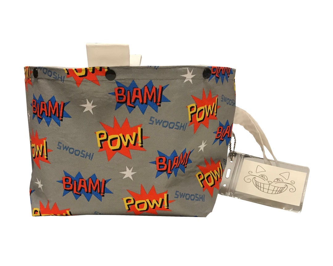 POW! BLAM! SWOOSH! Superhero Project Bag Bucket Bag Size Large - Etsy