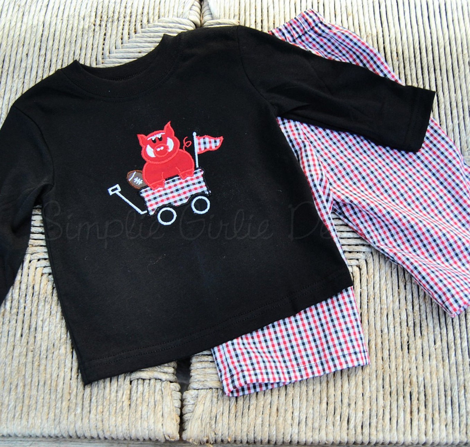 Razorback Shirt or Bodysuit. Personalized. Can Change Colors to Suit ...