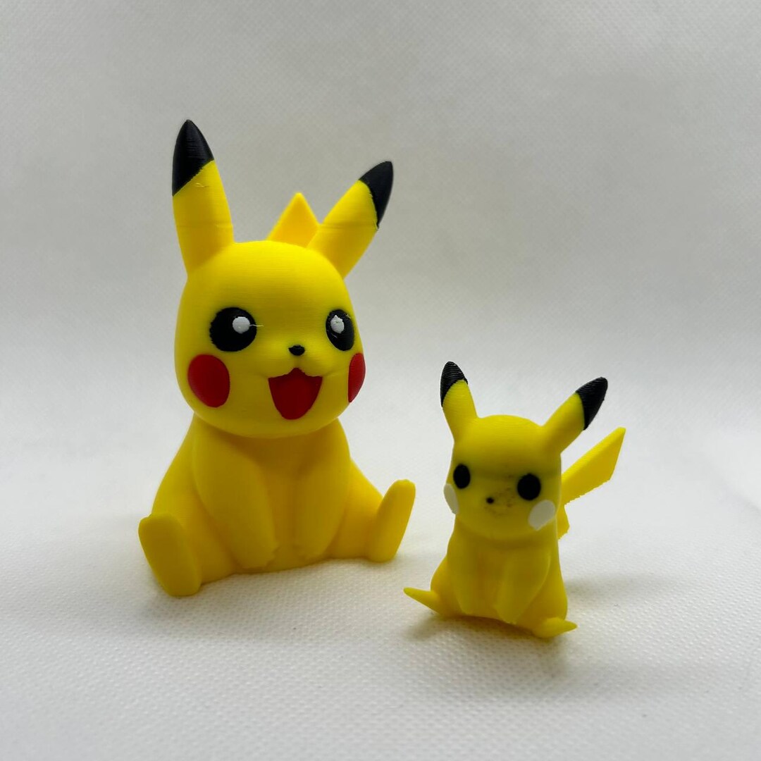 Pikachu 3D Printed Figure Detailed Pokemon Toys Cartoon Fidget Toy - Etsy