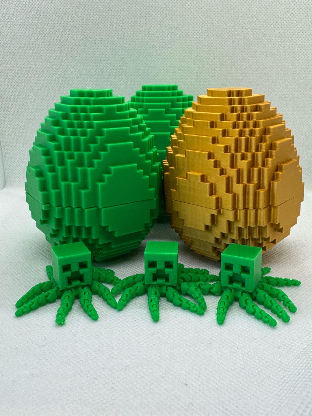Minecraft Egg With a Gift (1 Little Octopus Creeper): 3D Printed ...