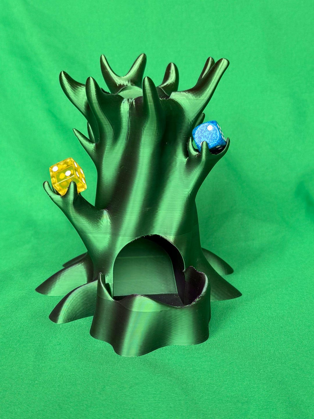 Tree Dice Tower: 3d Printed Games Night Dice Roller, Board Game ...