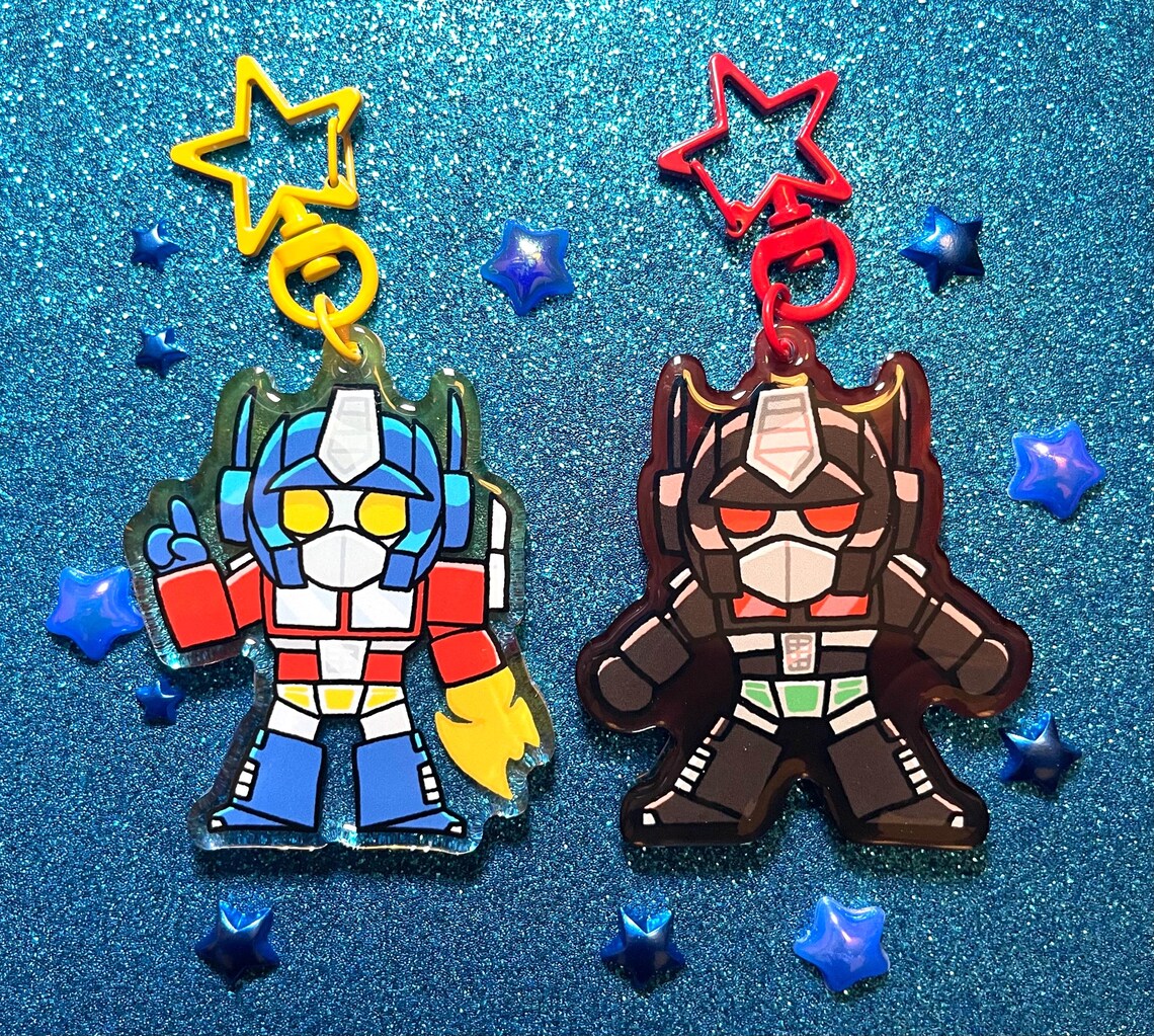 Transformers Optimus and Nemesis Epoxy Charms - Etsy