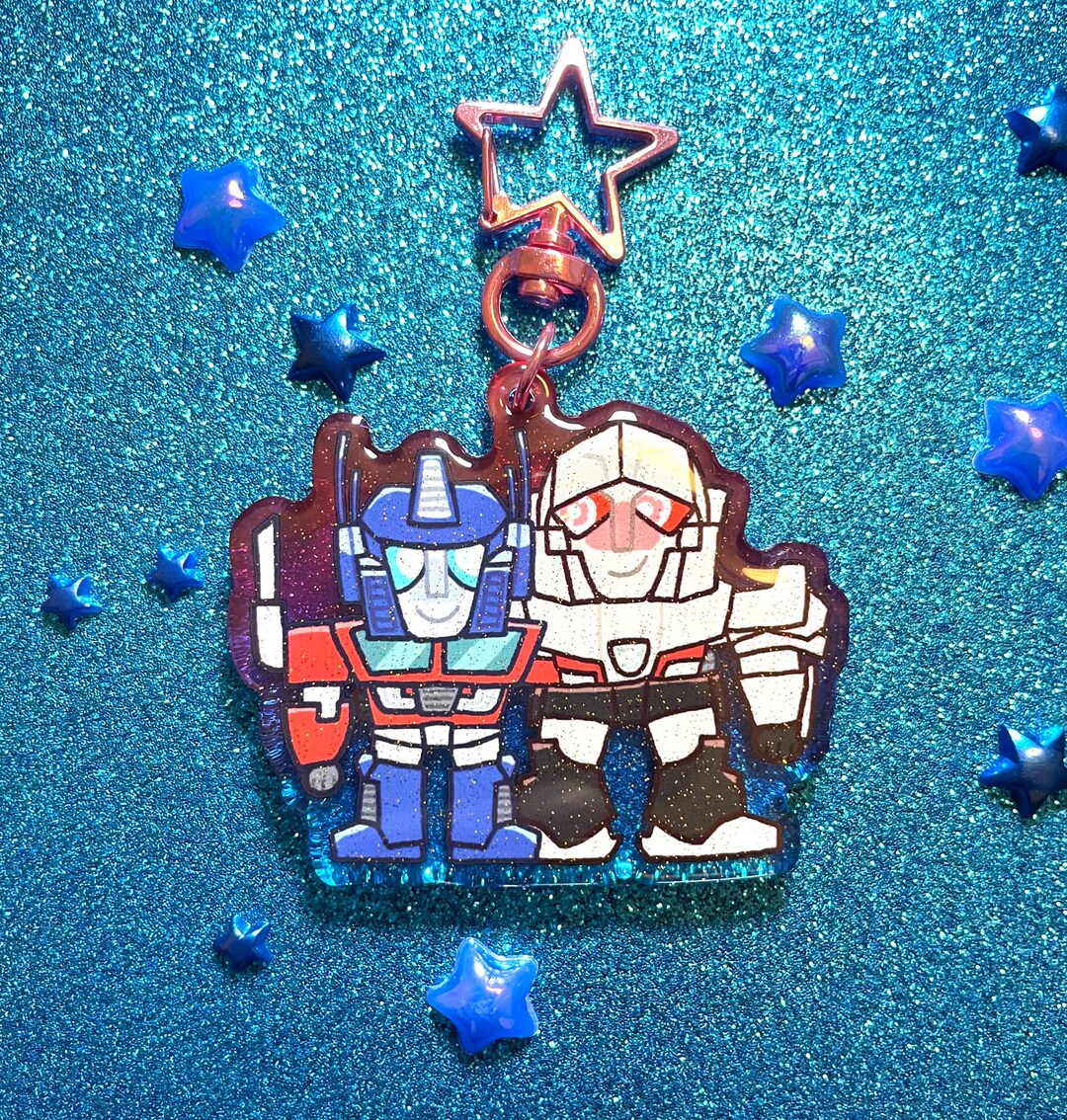 Transformers Earthspark Megop Glitter Epoxy Charm - Etsy