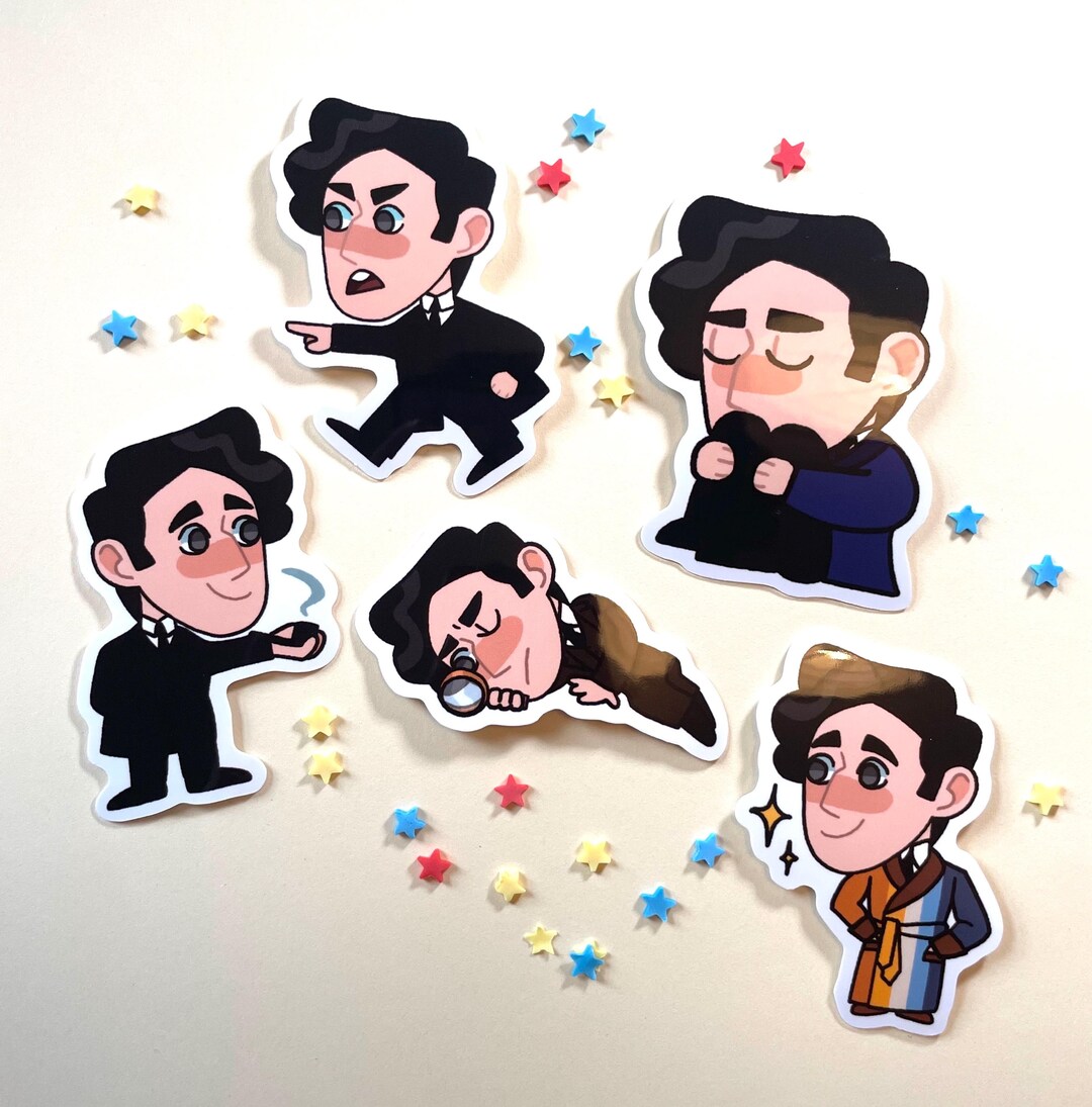 Sherlock Holmes Vinyl Stickers - Etsy