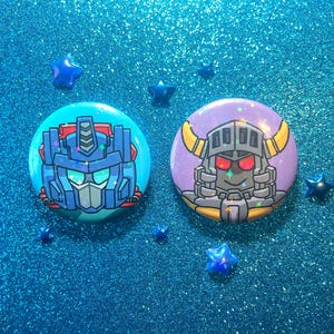 Transformers Button Pins - Etsy