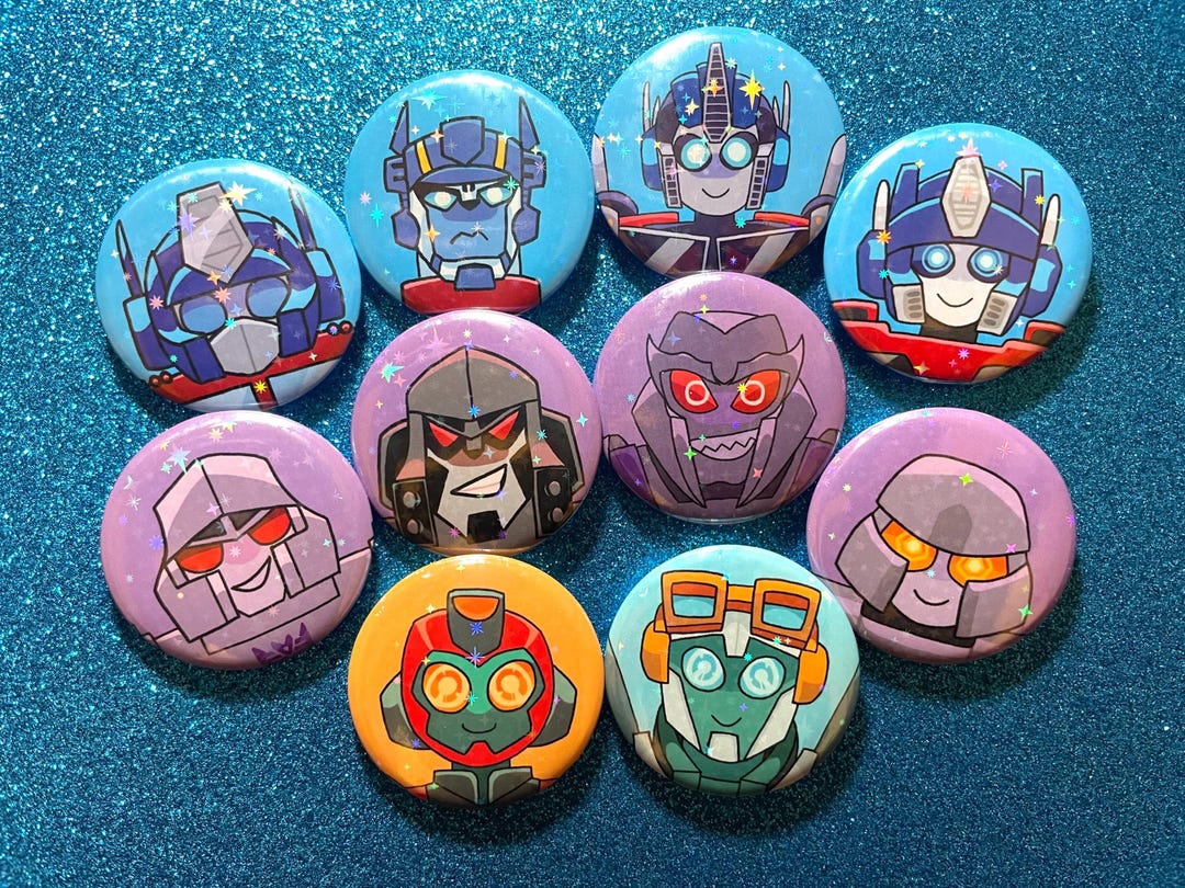 Transformers Button Pins - Etsy