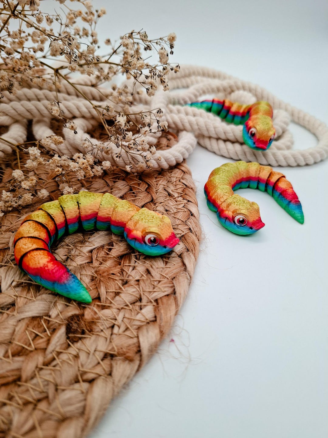 Flexi Snake – Movable 3D Mini Figure | Decorative Figure | Gift Idea ...