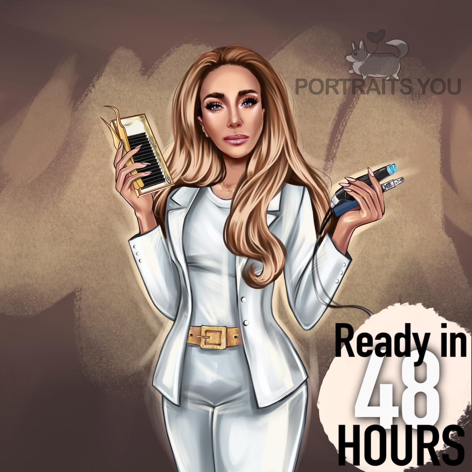 Custom Beauty Business Logo Design, Makeup Artist Hair Salon Nail or ...