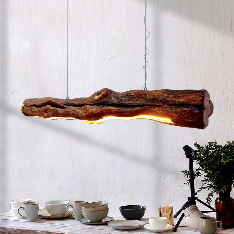 Rustic Light Fixture - Etsy