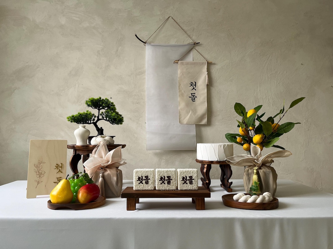 Korean Dohl Table Set: 1st Birthday Party, 100 Days Celebration - Etsy