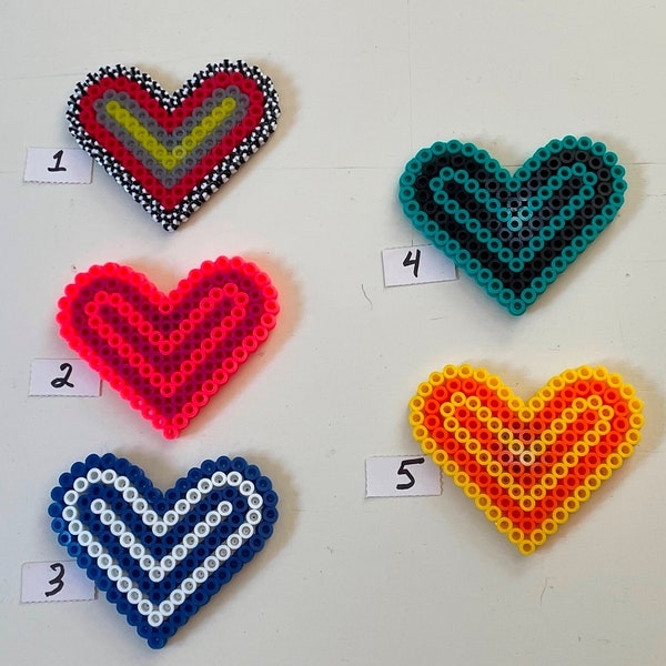 Perler Bead Heart - Etsy