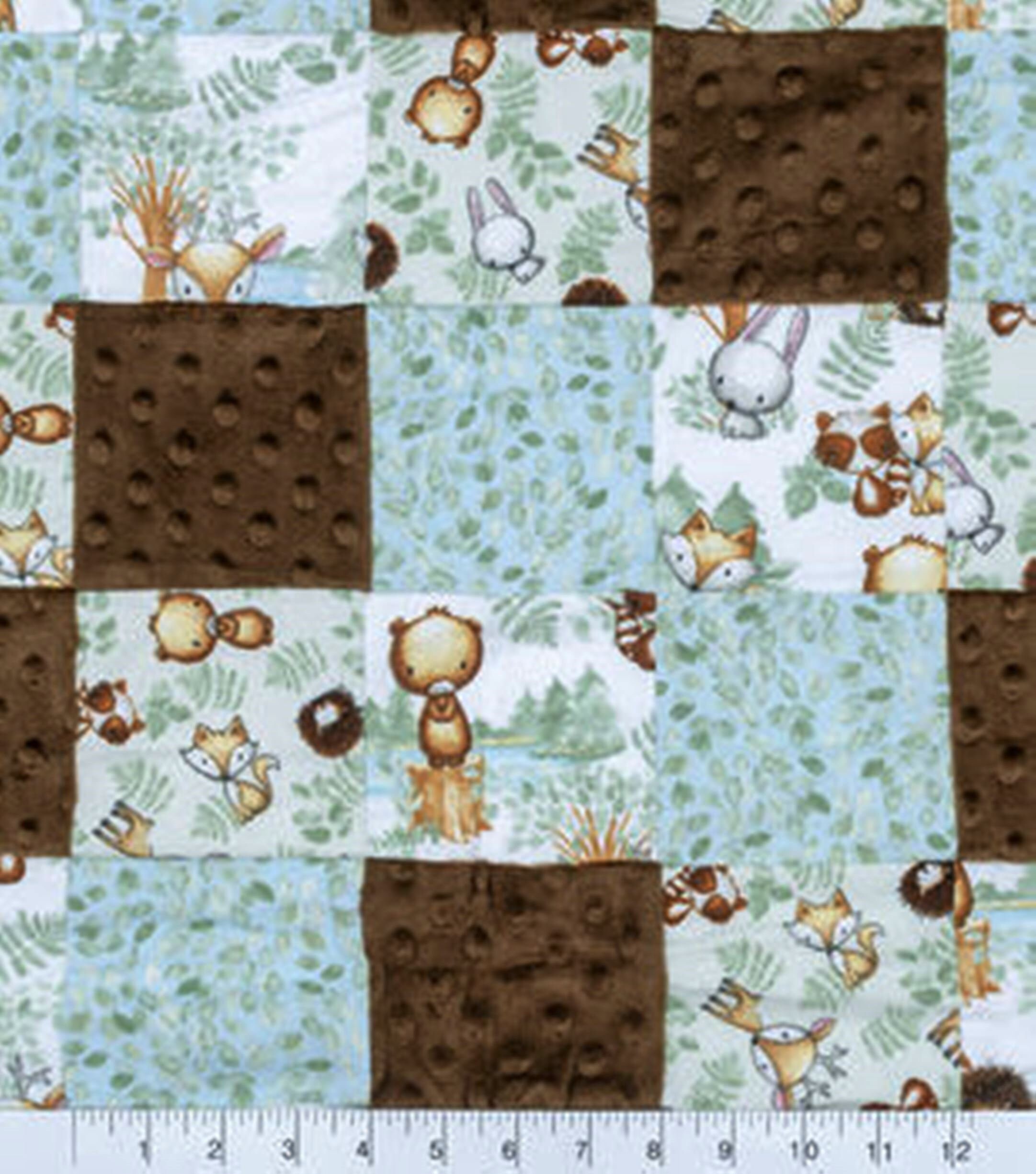 Visual Arts Craft Supplies & Tools Magical Woodland Flannel Fabric ...