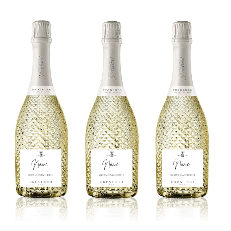 Christmas Prosecco Label - Etsy