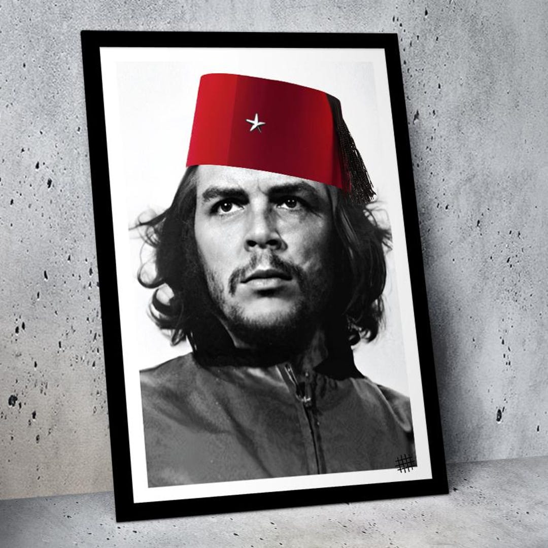 Che Guevara Poster Tarbouch I Poster Diverted Morocco - Etsy