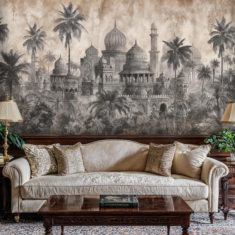 Colonial Wallpaper - Etsy