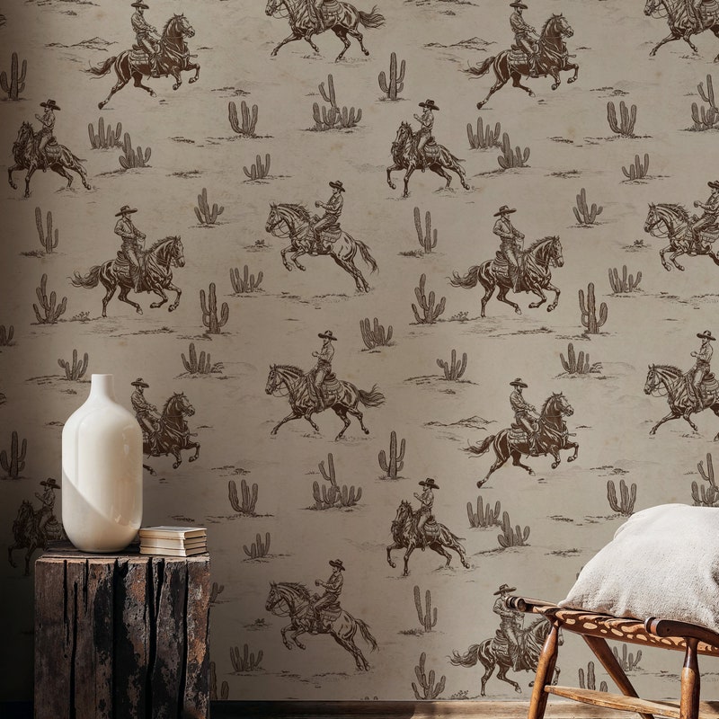 Western Wallpaper - Etsy