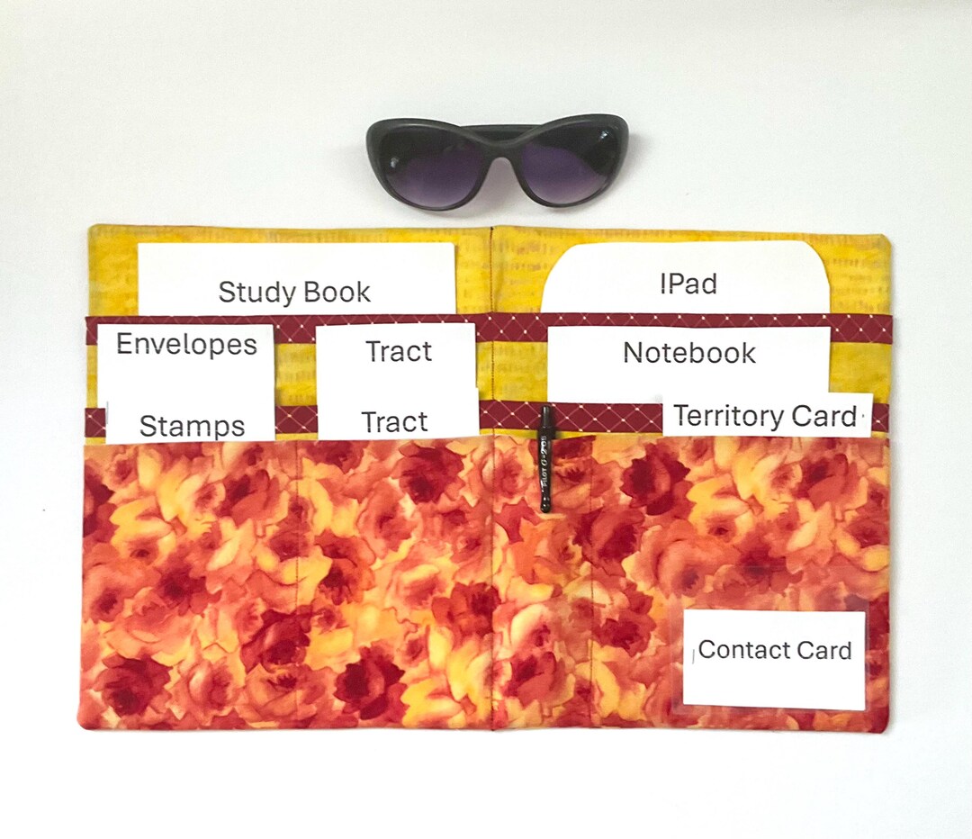 Fire Rose - Ministry Organizer - Service Folder- JW Gift - Etsy