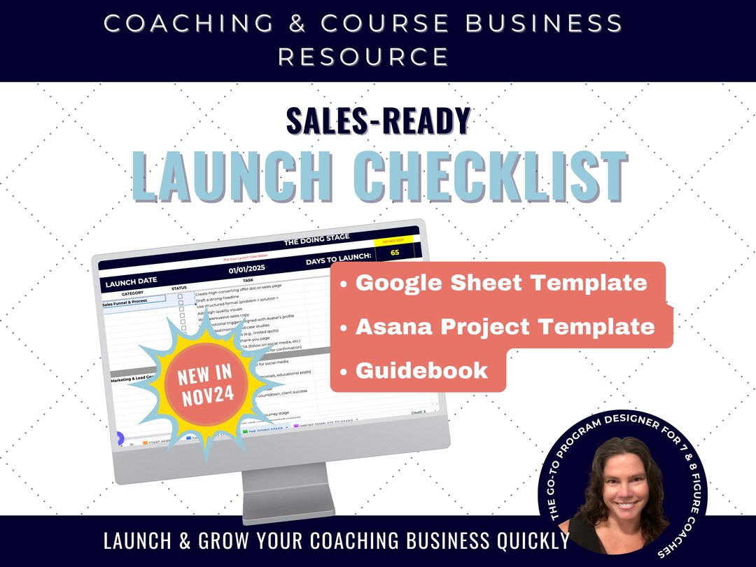Sales Ready Checklist for Coaches and Course Creators | Step-by-step ...
