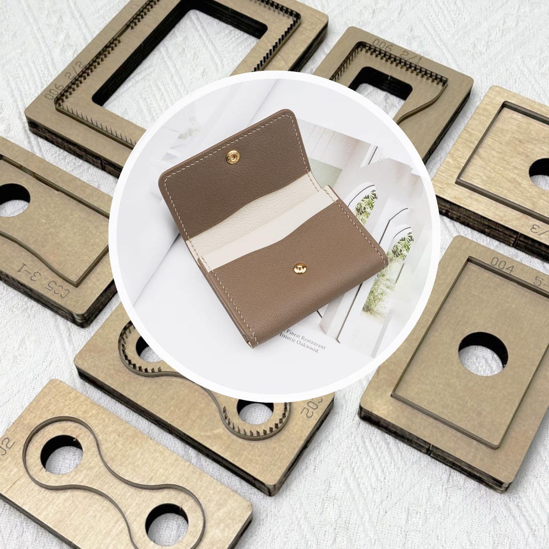 Custom Leather Card Holder Die Cutting DIY Wallet Die Metal Die Cutting ...