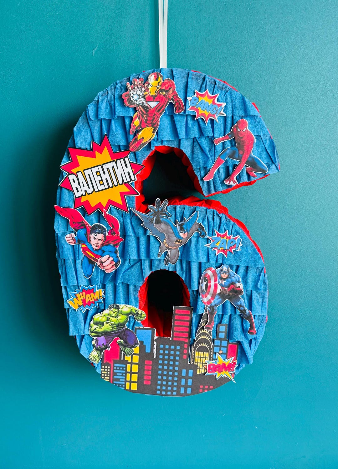 Superheroes Pinata - Etsy