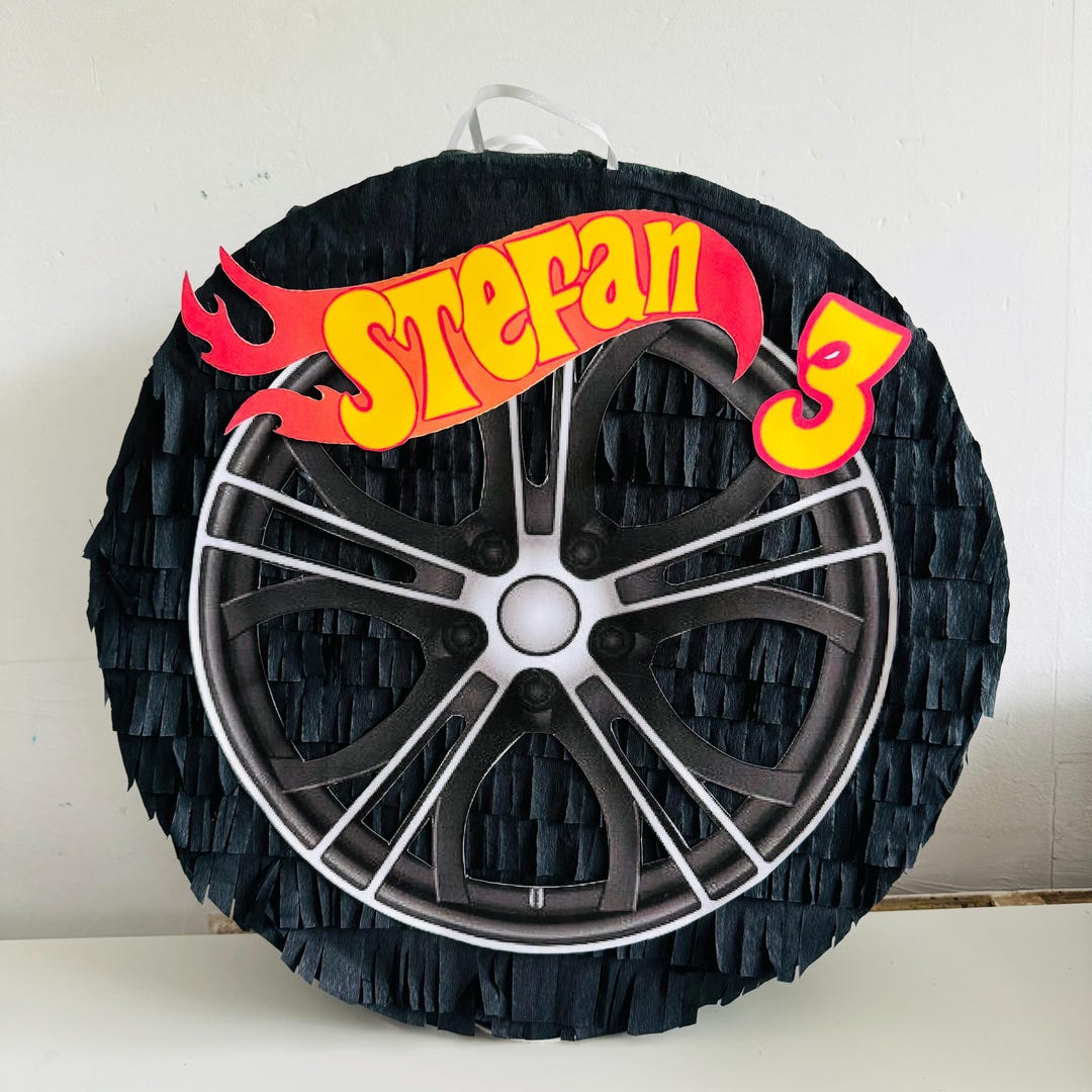 Tire Pinata Hot Wheels - Etsy