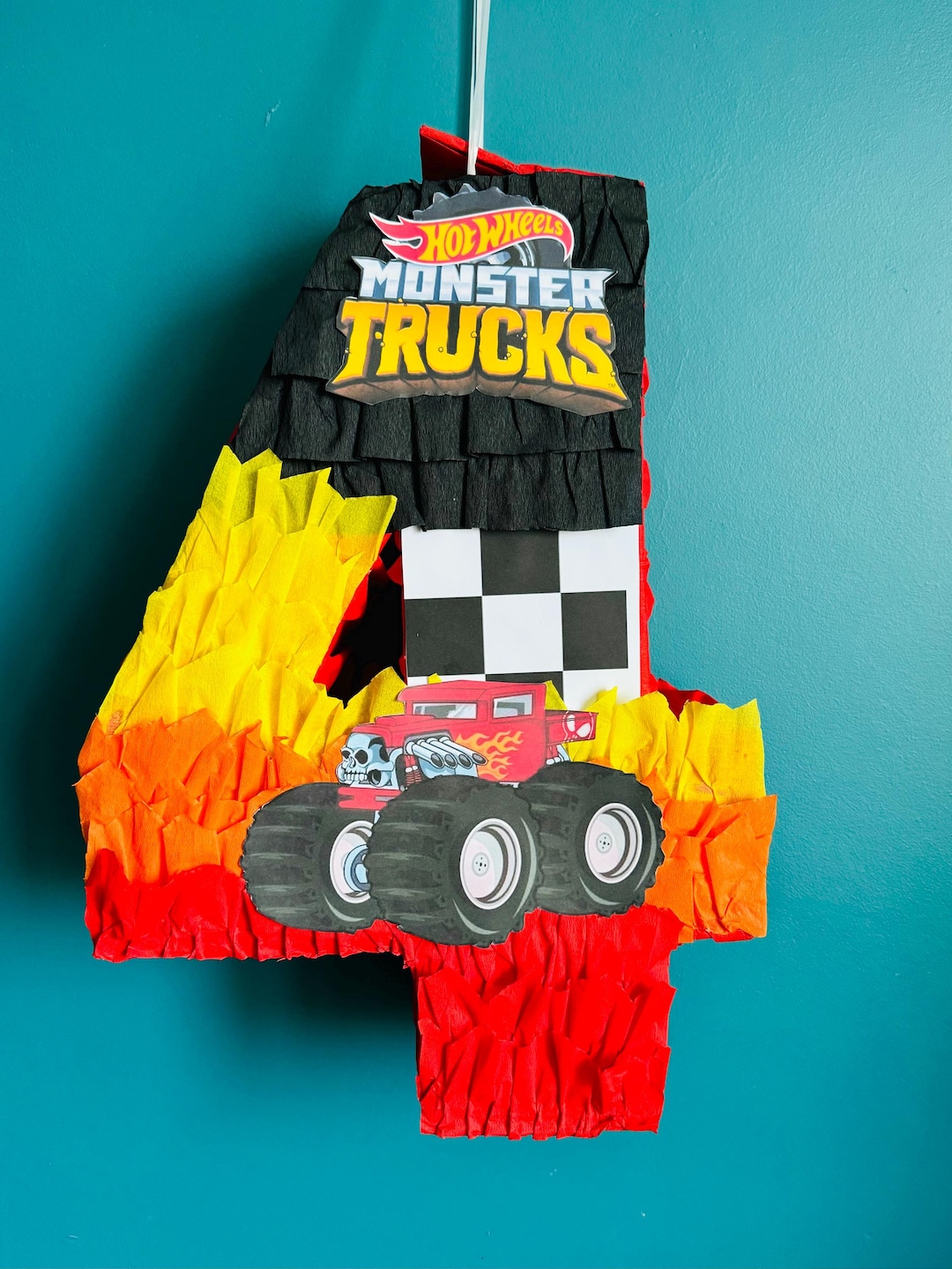 Hot Wheels Monster Trucks Pinata - Etsy