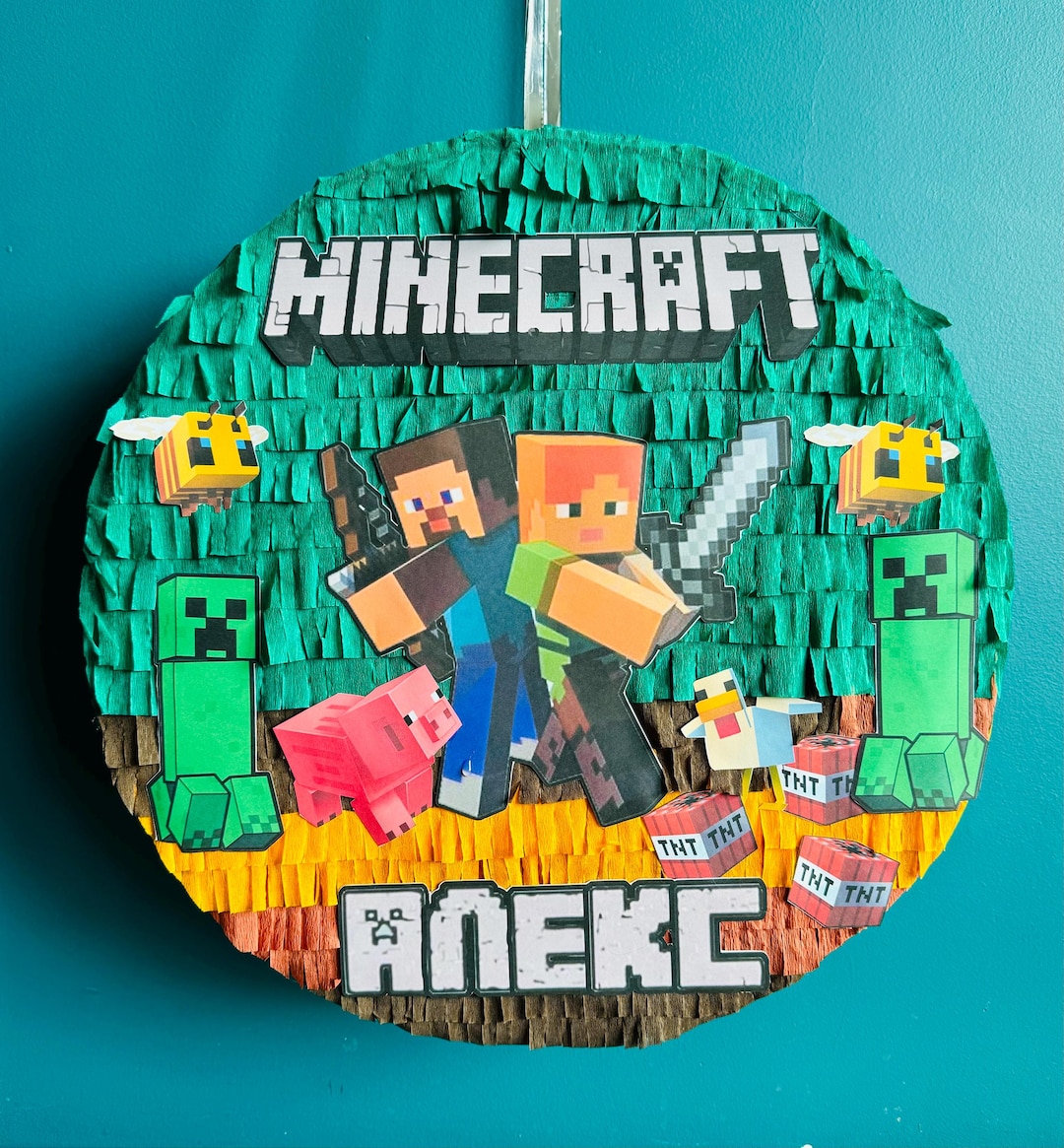 Minecraft Pinata - Etsy