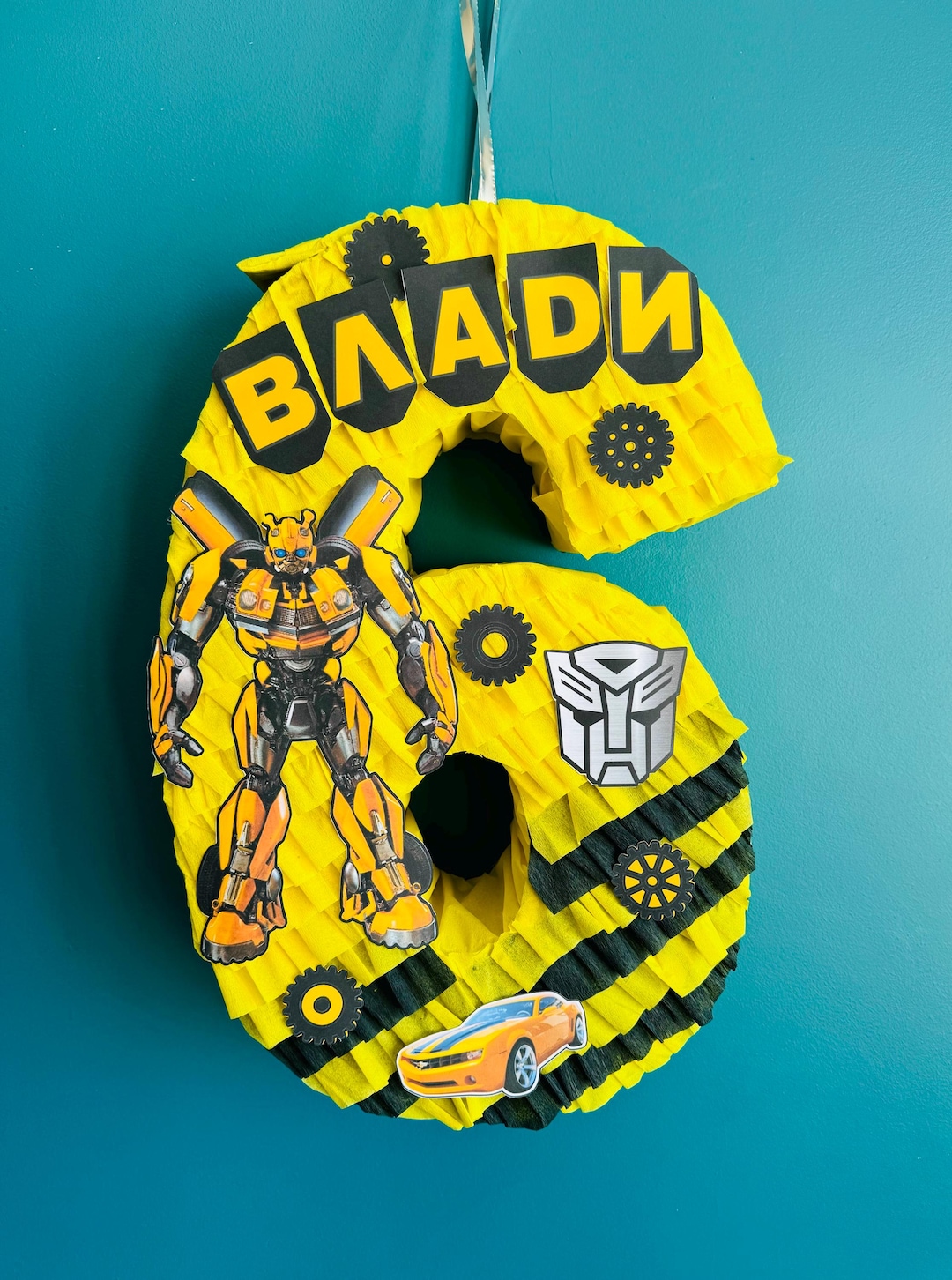 Bumblebee Pinata Transformers - Etsy
