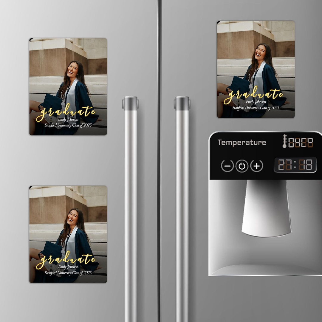 Custom Graduation Photo Fridge Magnets in Bulk/custom Graduation Photo ...