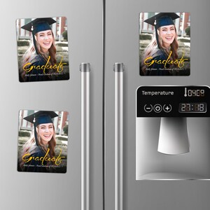 Personalized Graduation Photo Magnets in Bulk/custom Grad Gift ...