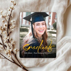 Personalized Graduation Photo Magnets in Bulk/custom Grad Gift ...