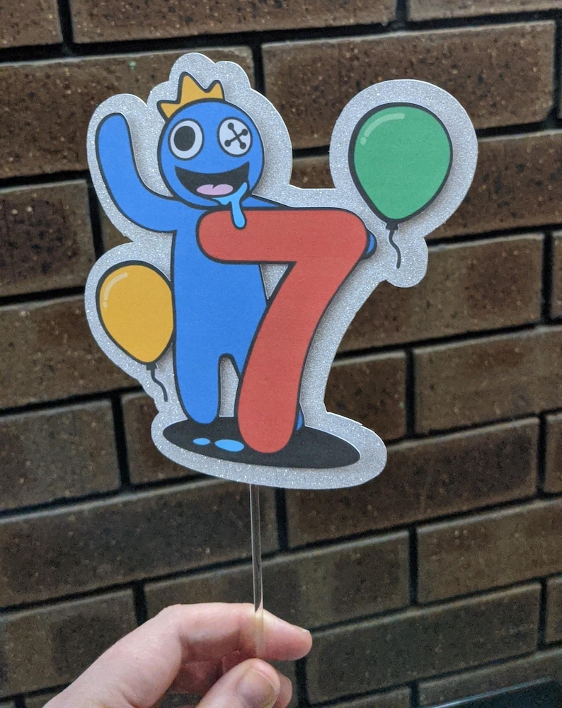 Rainbow Friends Cake Topper - Etsy