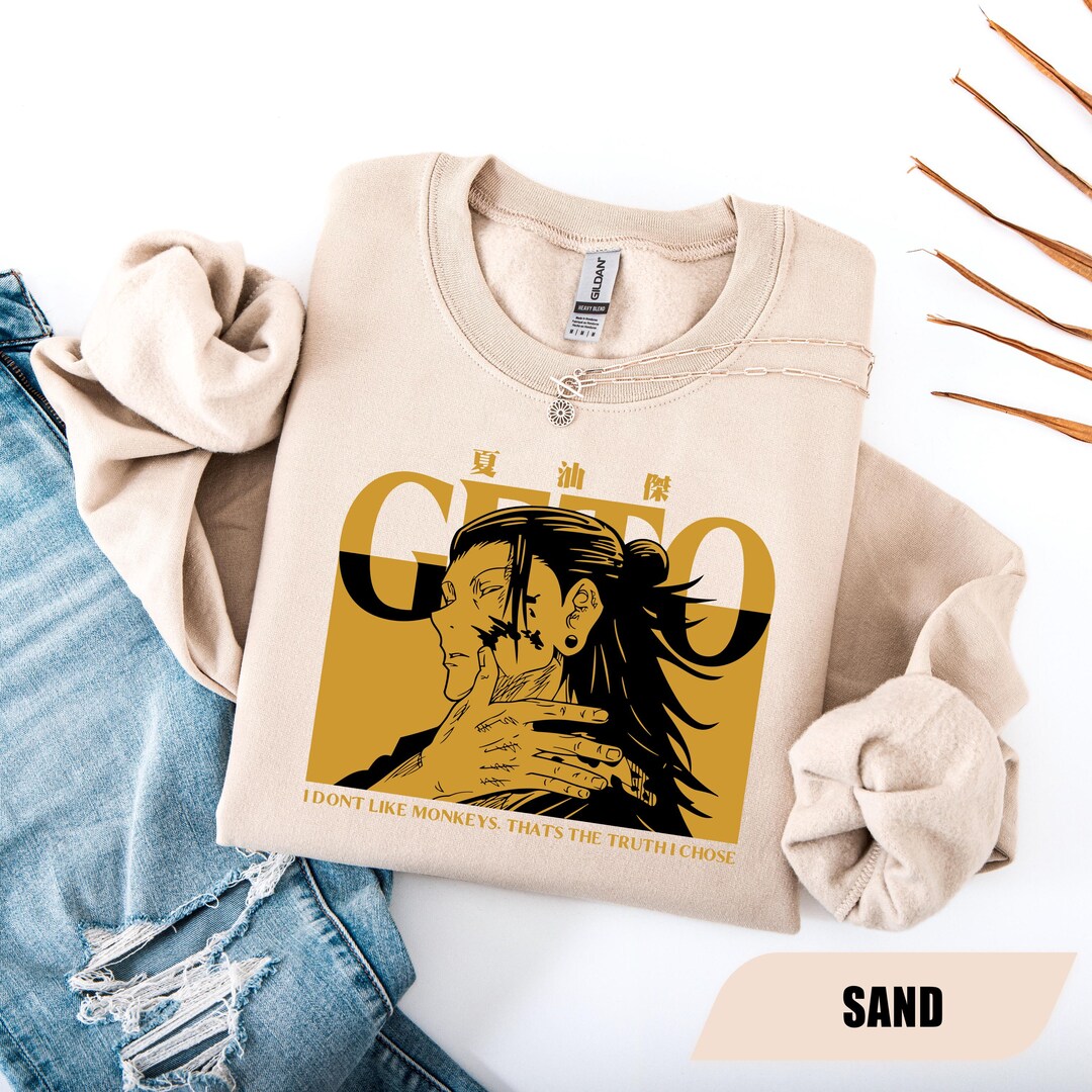 Geto Sweatshirt and Hoodie, Jujutsu Kaisen Sweatshirt, Geto Suguru ...
