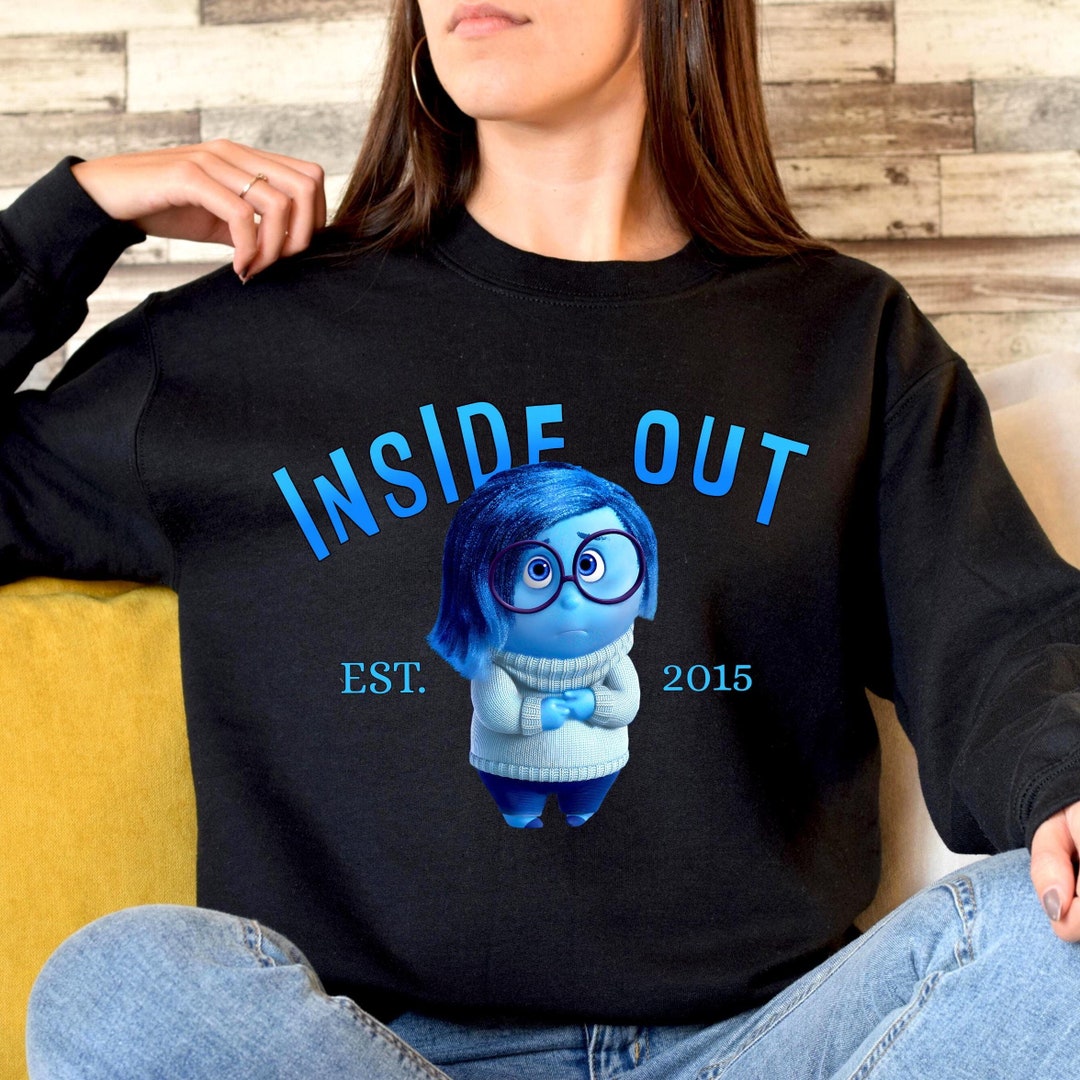Inside Out Sadness Sweatshirt, Inside Out Characters Shirts, Inside Out ...