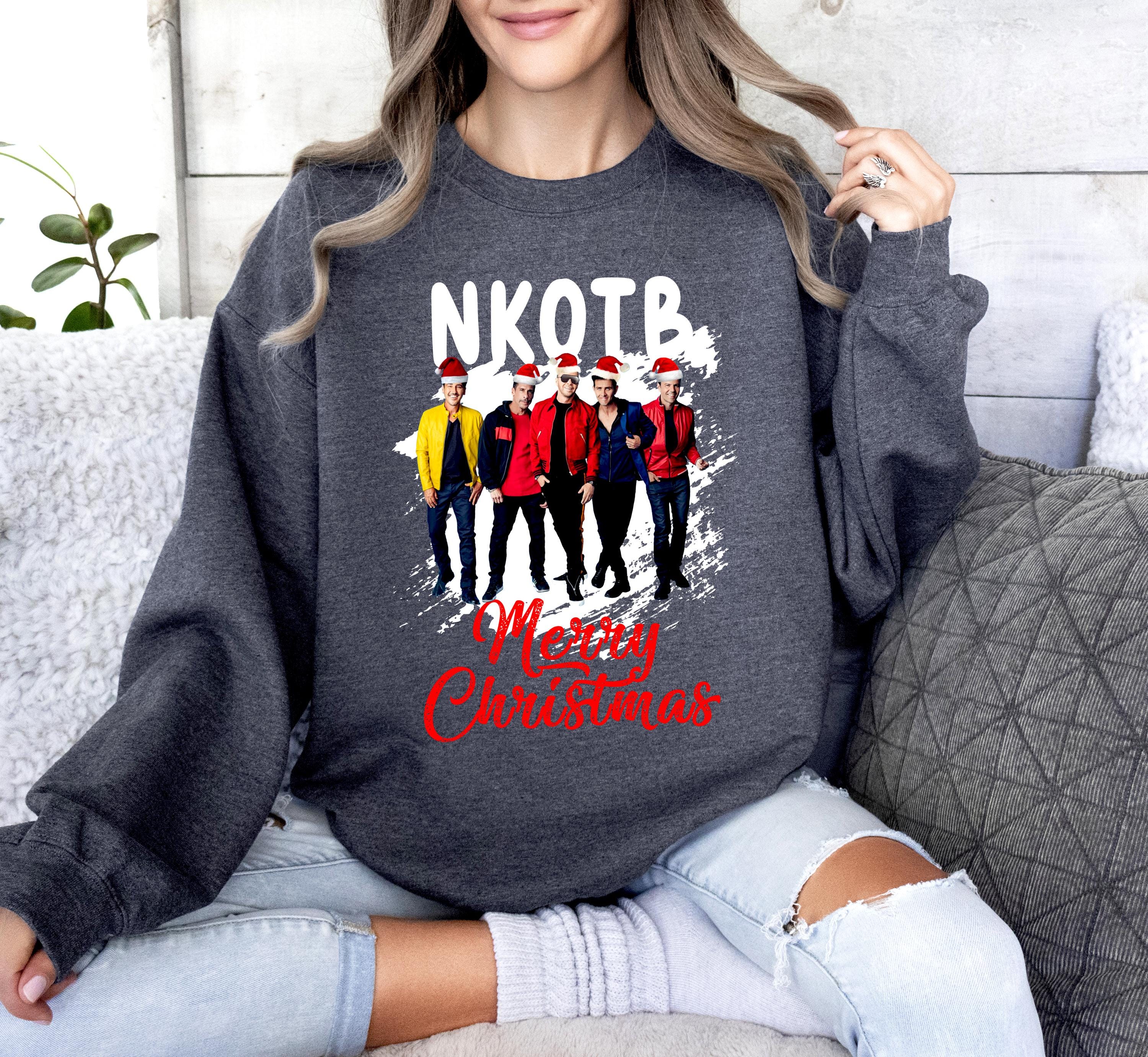 New Kids on the Block Christmas Sweatshirt, NKOTB Group Concert Shirt ...