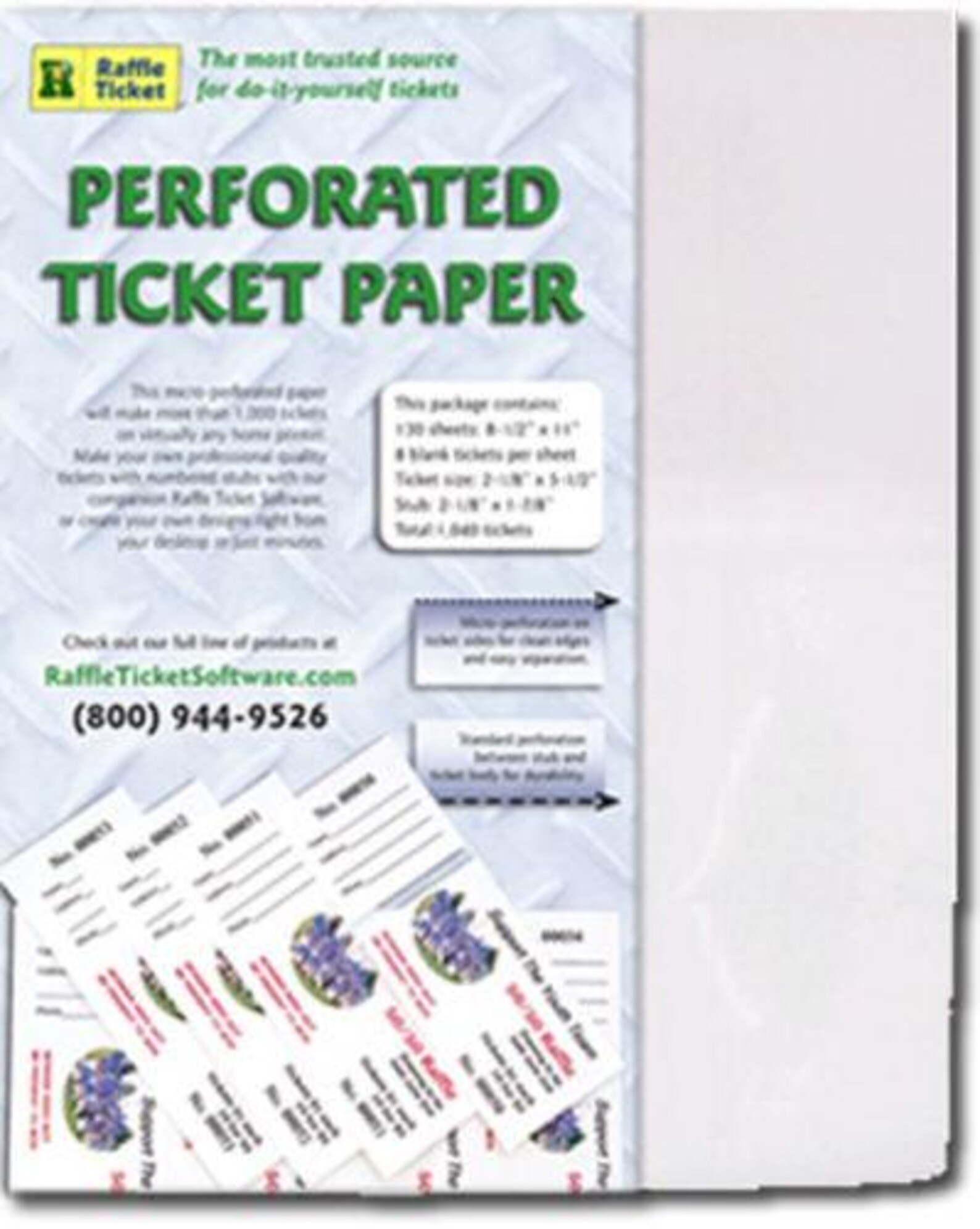 67 Lb Perforated Raffle Ticket Paper - Etsy