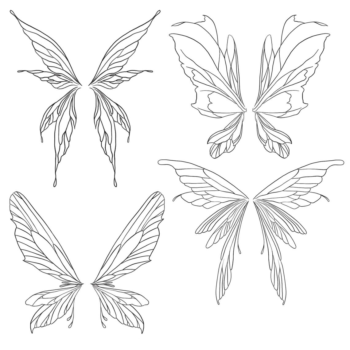 Tattoo Design Wings - Etsy