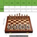 Premium Solid Wood Chess Set With Weighted Zinc Alloy Pieces ...