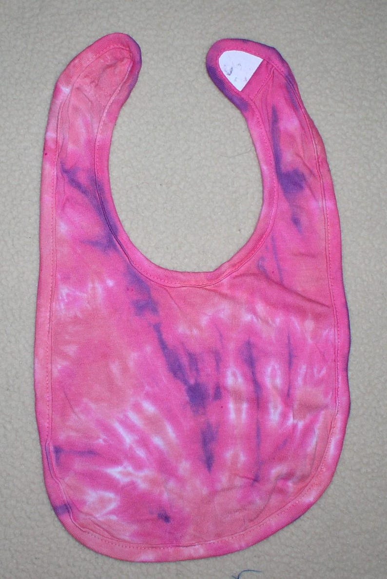Baby Bib, Pink and Purple - Etsy