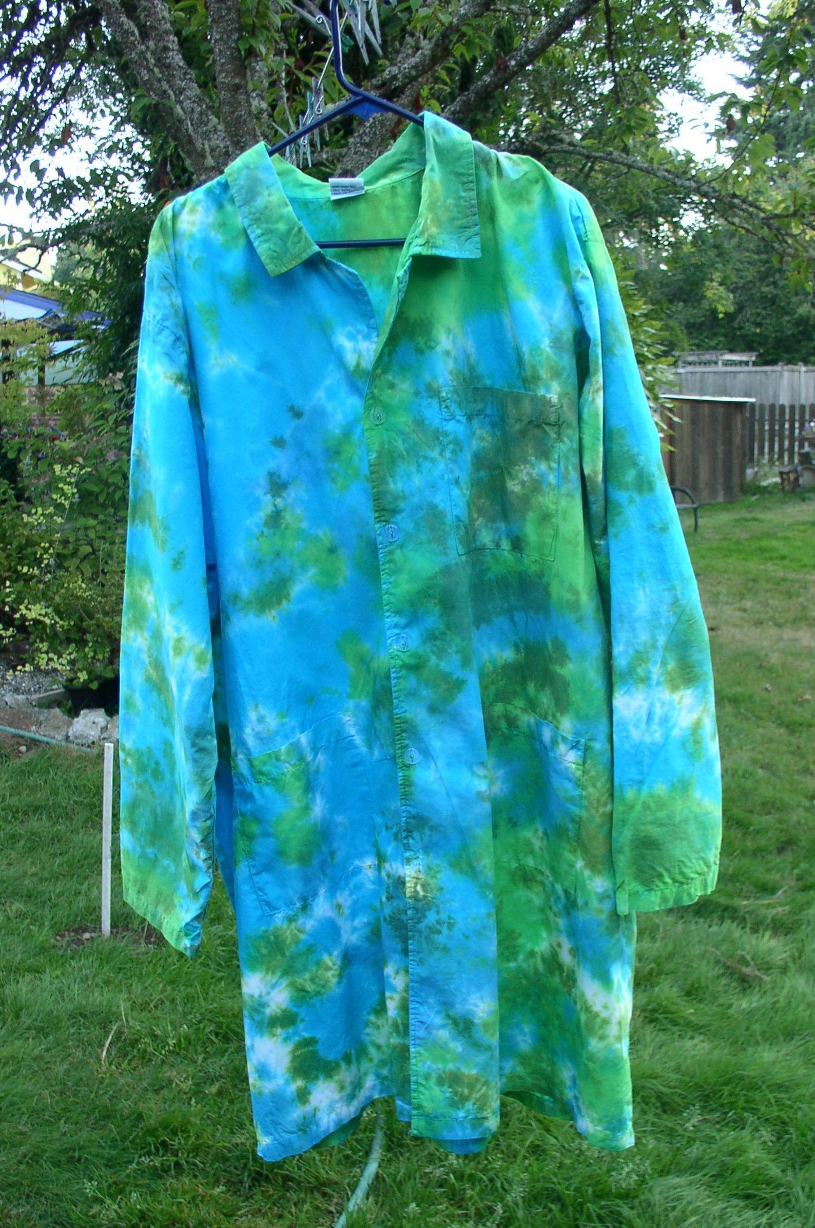 Custom Large Lab Coats, Tie Dyed - Etsy