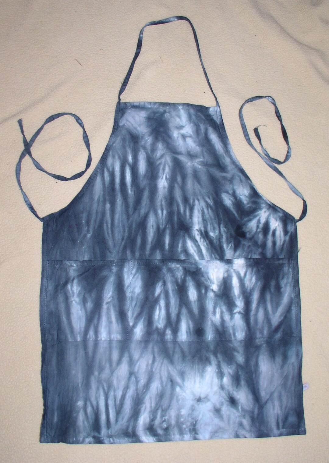 Apron, Adult Regular, Black and White Shibori Style - Etsy