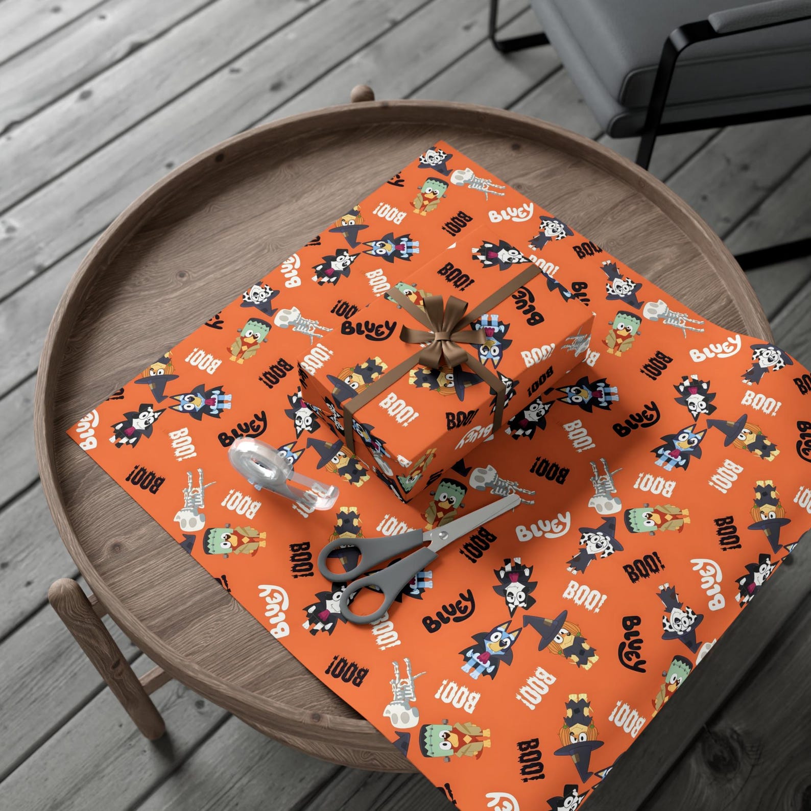 Bluey Wrapping Papers, Bluey and Friends Kids Birthday Wrapping Paper ...