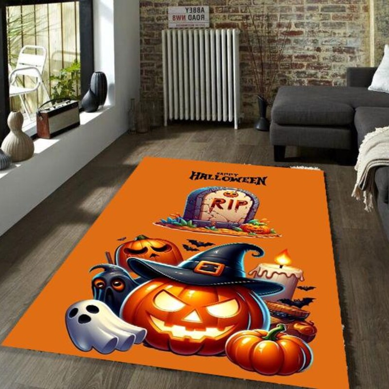 Halloween Rug - Etsy