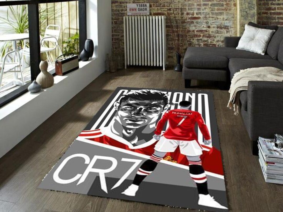 Cristiano Ronaldo Rug, Football Rug, Champions League Rug, Teen Room ...
