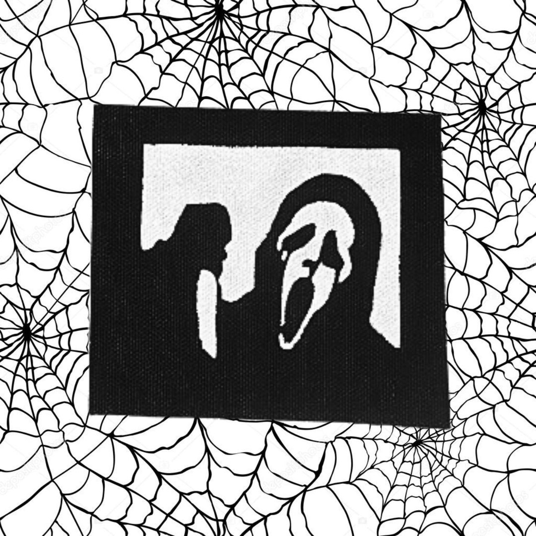 Ghostface Sew on Canvas Patch - Etsy