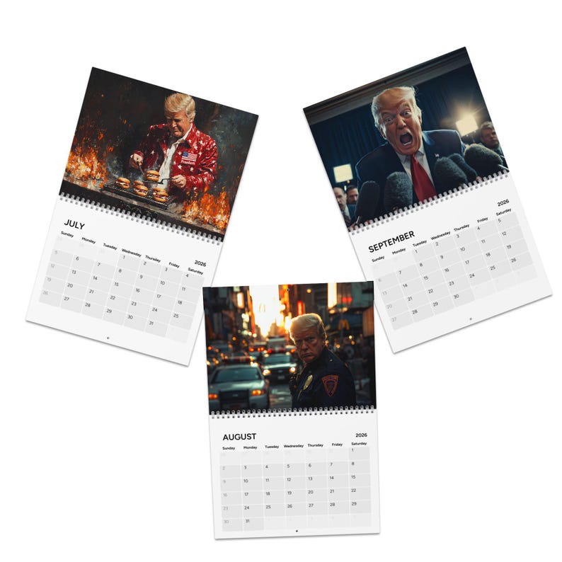 Funny 2026 Political Parody Calendar | Trump-inspired Gag Gift - Etsy