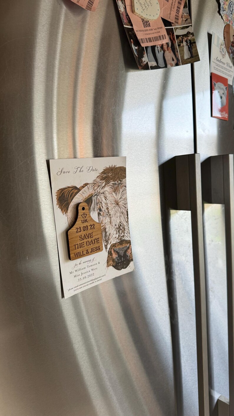 Editable Cow-themed Save the Date Template With 22 Breeds | Farm ...