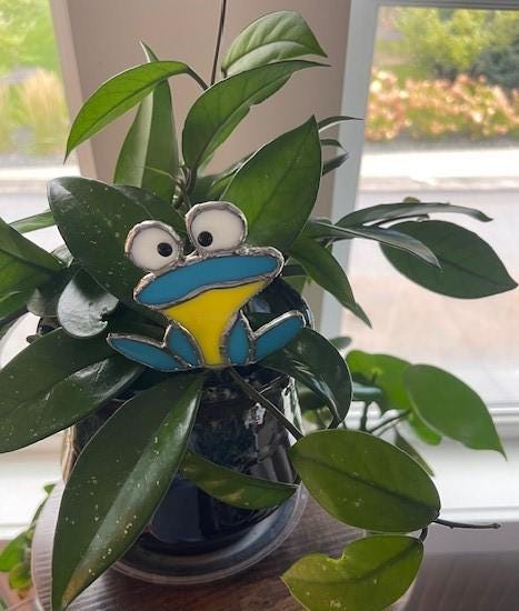 Stained Glass Froggies - Etsy