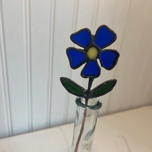 Miniature Stained Glass Flower - Etsy